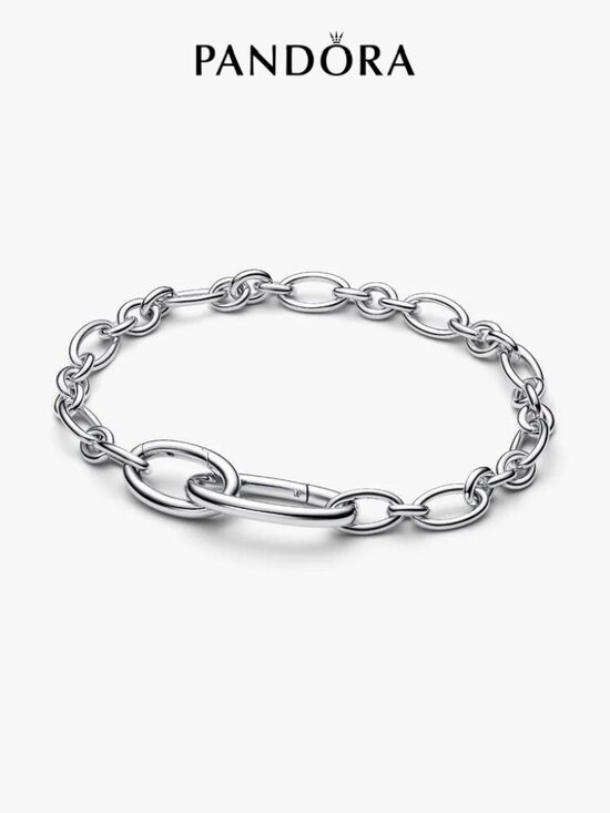 Pandora | Jewelry | Pandora Openable Oval Link Chain Bracelet | Poshmark